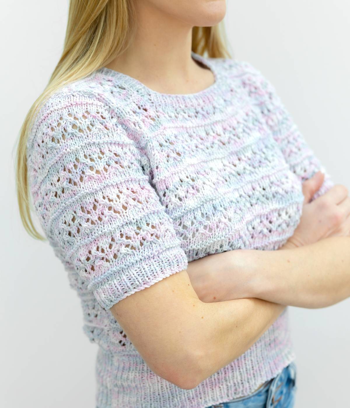 Vintage Womens Lace Top in Elements Urban Prints Knitting Pattern | The ...