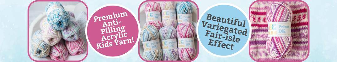 ABC Yarn Prints DK Collection | The Knitting Network